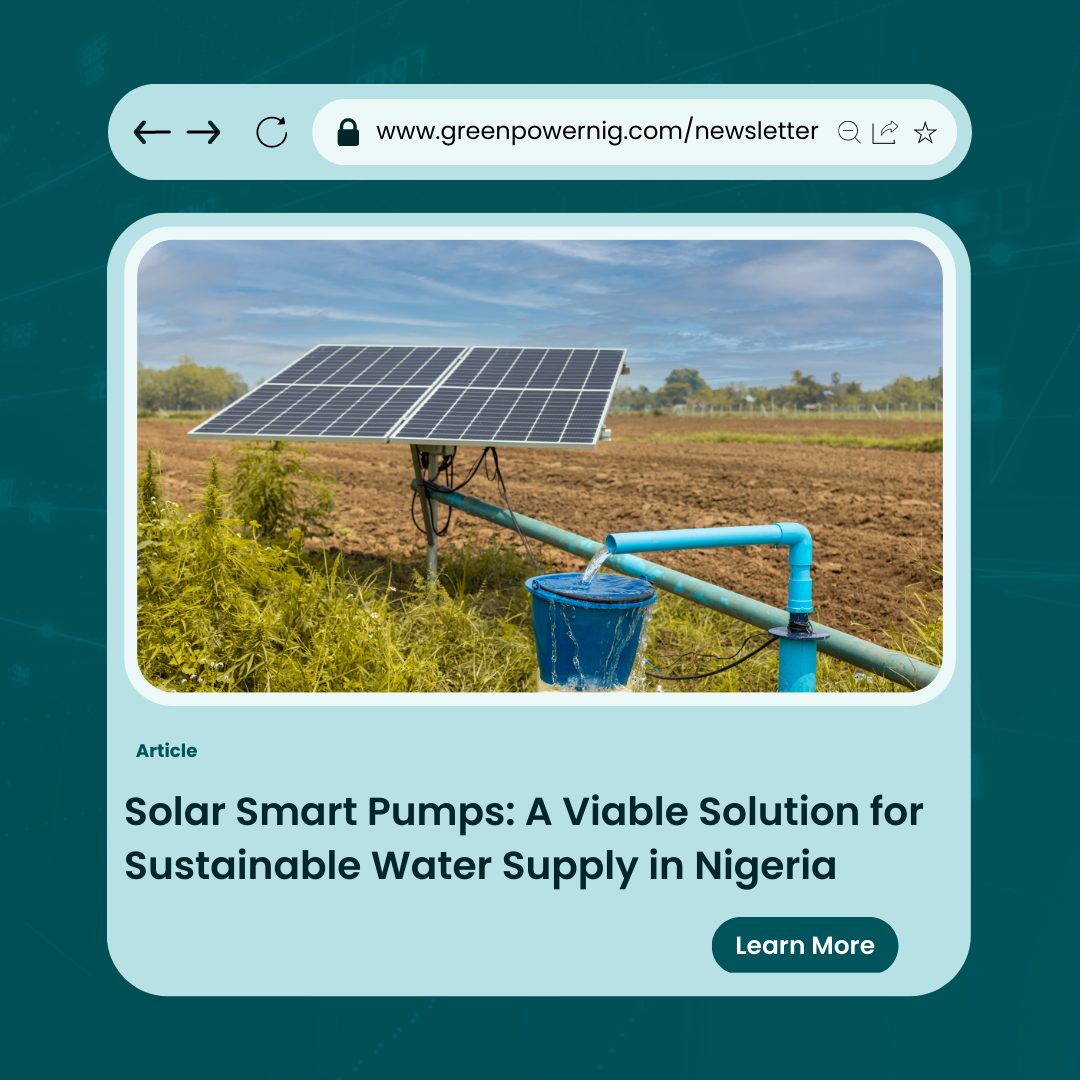 Solar Smart Pumps: A Promising Solution for Sustainable Water Supply in ...